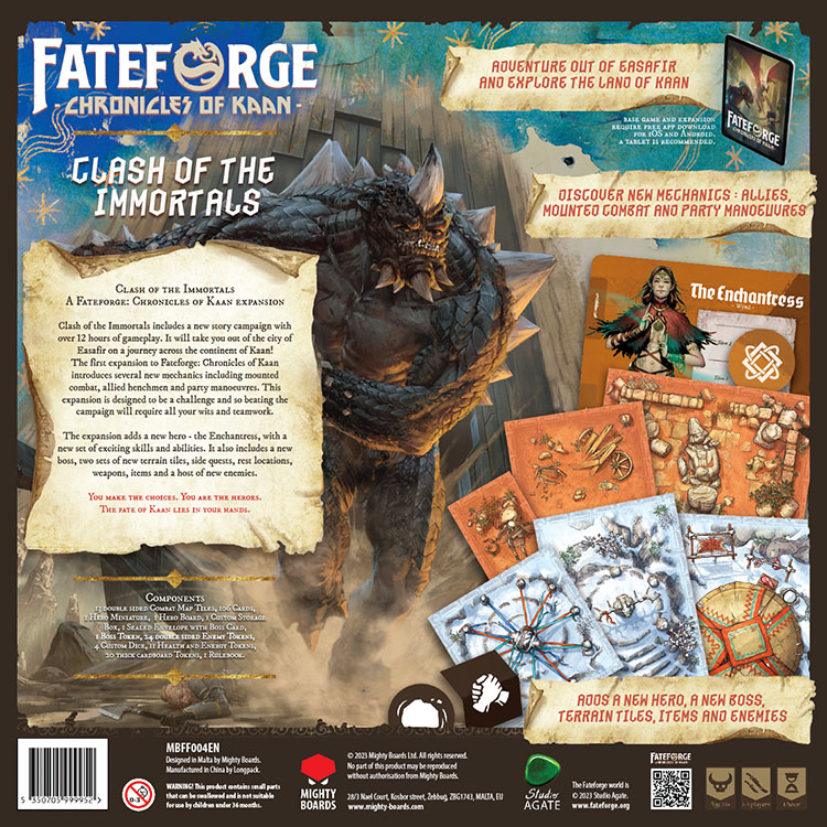 Fateforge: Clash of the Immortals - Card Game for Strategy