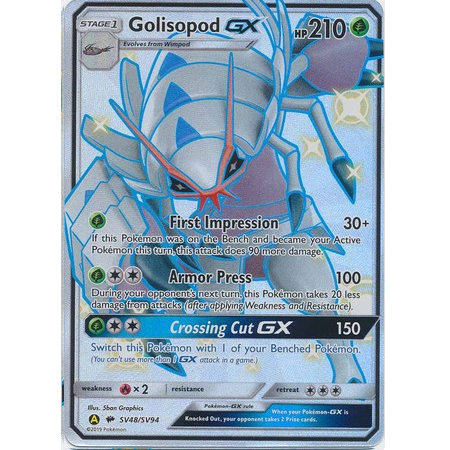 SV48/SV94 Golisopod GX Shiny Ultra Rare Card - De Spelvogel