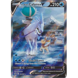"Rare 164/198 Ice Rider Calyrex V Full Art Ultra - Pokémon TCG Card"