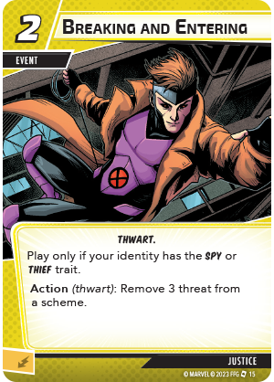 Marvel Champions LCG: Gambit Expansion Hero Pack