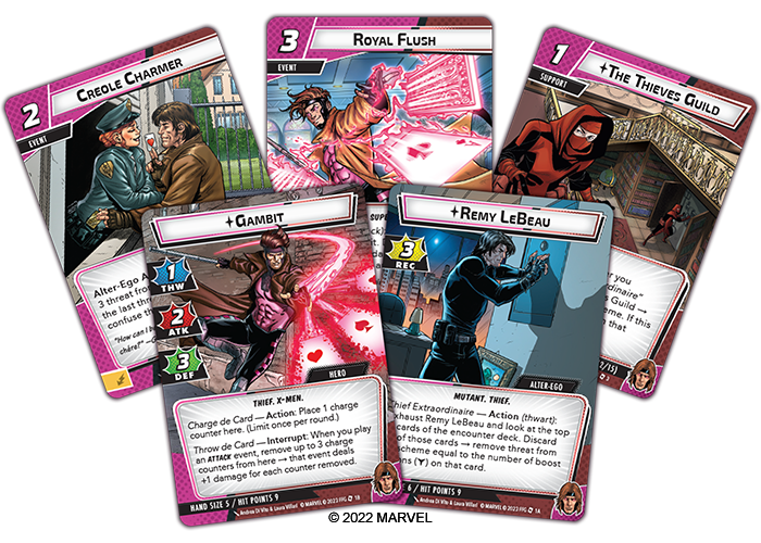 Marvel Champions LCG: Gambit Expansion Hero Pack