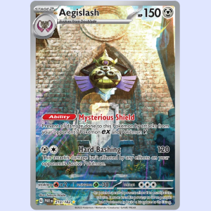 "Secret Rare 210/182 Aegislash - Pokémon TCG, Steel Type Card"