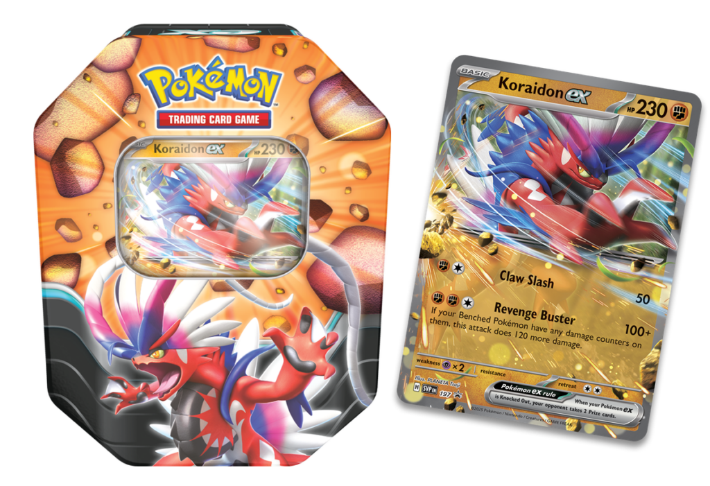 Pokémon TCG Slashing Legends Tin: Koraidon en Zacian! - De Spelvogel